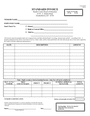 Standard invoice in Word and Pdf formats