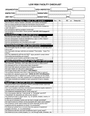 Low risk facility checklist in Word and Pdf formats