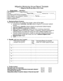 Mitigation monitoring annual report template in Word and Pdf formats