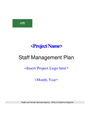 Staff management plan in Word and Pdf formats - page 3 of 19