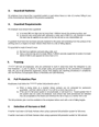 Fall protection procedure policy sample in Word and Pdf formats