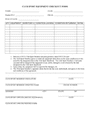 Club sport equipment checkout form in Word and Pdf formats