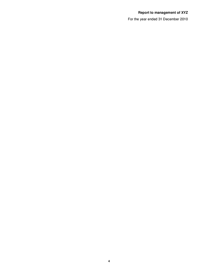 Audit management letter sample in Word and Pdf formats - page 5 of 9