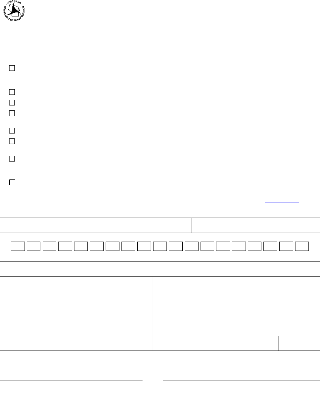 Selling a vehicle form (Wisconsin) in Word and Pdf formats