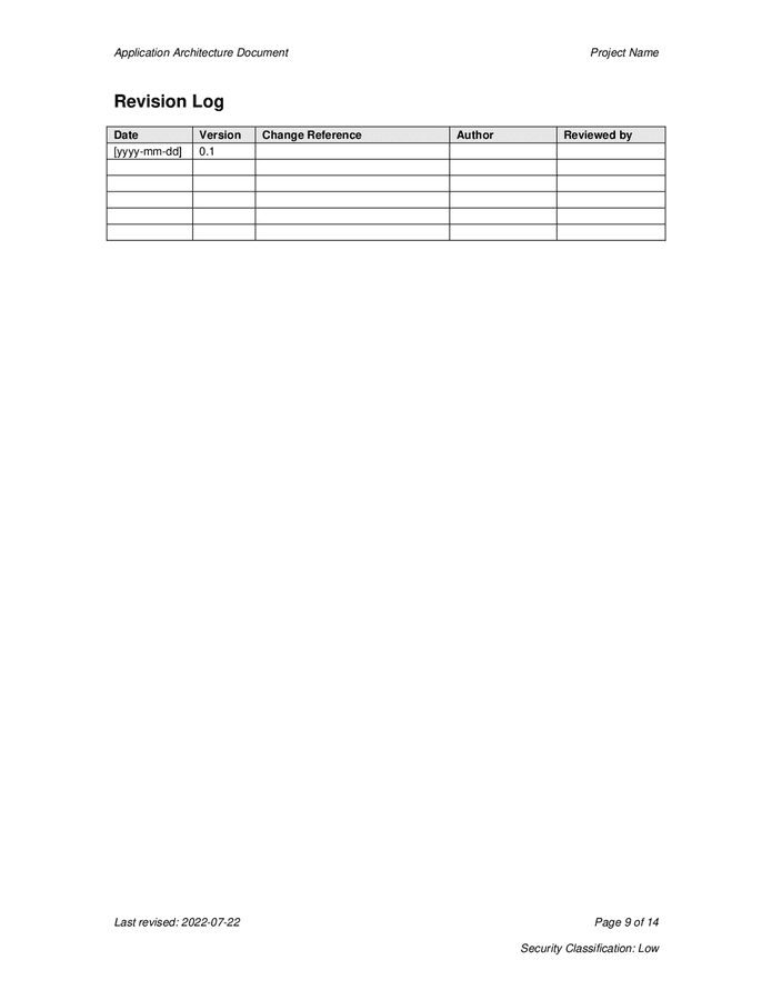 application-architecture-document-sample-in-word-and-pdf-formats-page