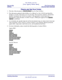 Staff call-down drill exercise plan template in Word and Pdf formats