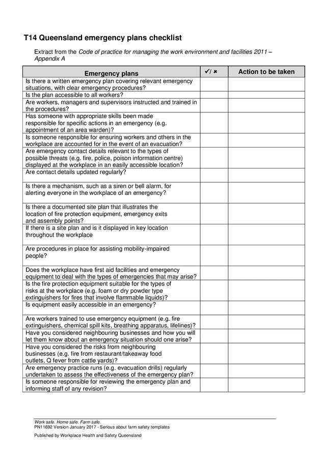 Farm safety templates (Australia) in Word and Pdf formats - page 26 of 27