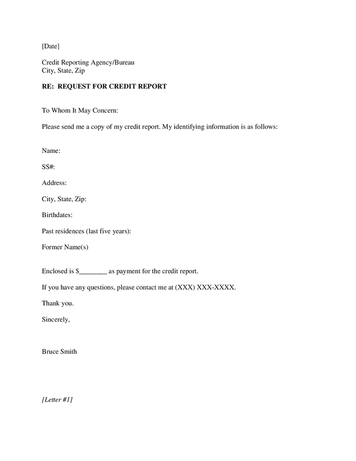 Credit-rebuilding letters in Word and Pdf formats - page 2 of 27