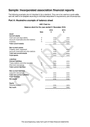 Incorporated association financial reports (Australia) in Word and Pdf ...