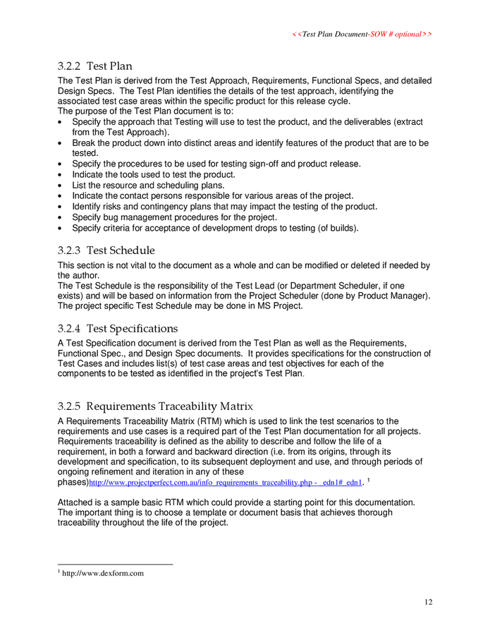 Test Plan Template In Word And Pdf Formats Page 13 Of 19 Test Plan Template In Word And Pdf Formats Page 13 Of 19
