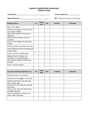 Facility inspection checklist in Word and Pdf formats