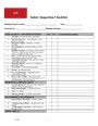 Building safety checklist in Word and Pdf formats