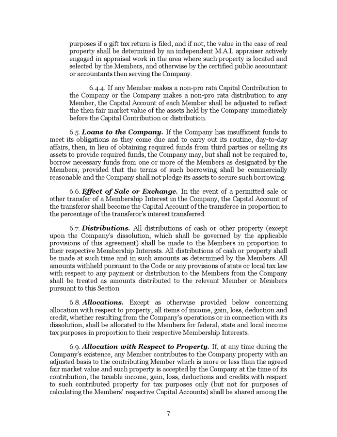 Operating agreement for LLC (Colorado) in Word and Pdf formats - page 9 ...