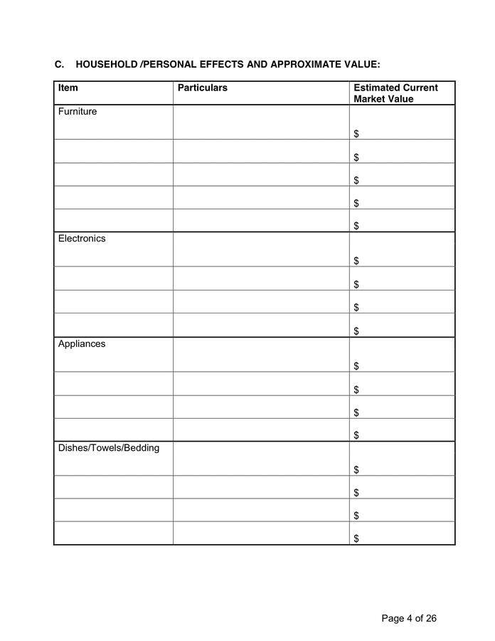 Financial management plan in Word and Pdf formats - page 4 of 27