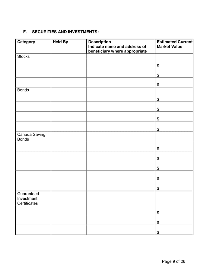 Financial Management Plan In Word And Pdf Formats Page 9 Of 27 Financial Management Plan In Word And Pdf Formats Page 9 Of 27