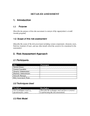 Security risk assessment template in Word and Pdf formats