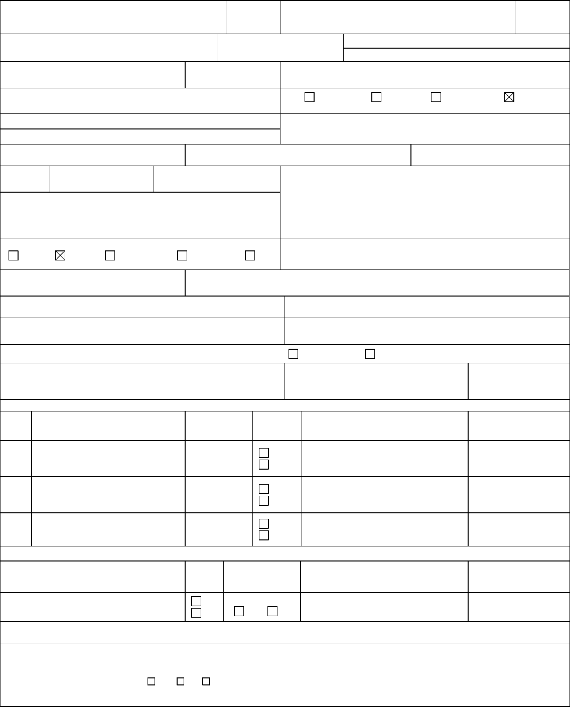 Personal award recommendation form (US navy) in Word and Pdf formats