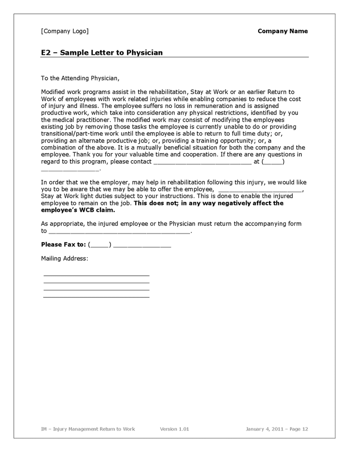 Sample disability management policy in Word and Pdf formats - page 12 of 18