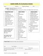 Pre-trip inspection checklist in Word and Pdf formats
