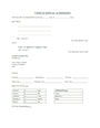 Vehicle rental agreement sample in Word and Pdf formats