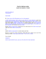Proof of address letter template in Word and Pdf formats
