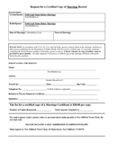 Marriage Certificate - download free documents for PDF, Word and Excel