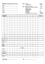 Working hunter score sheets in Word and Pdf formats