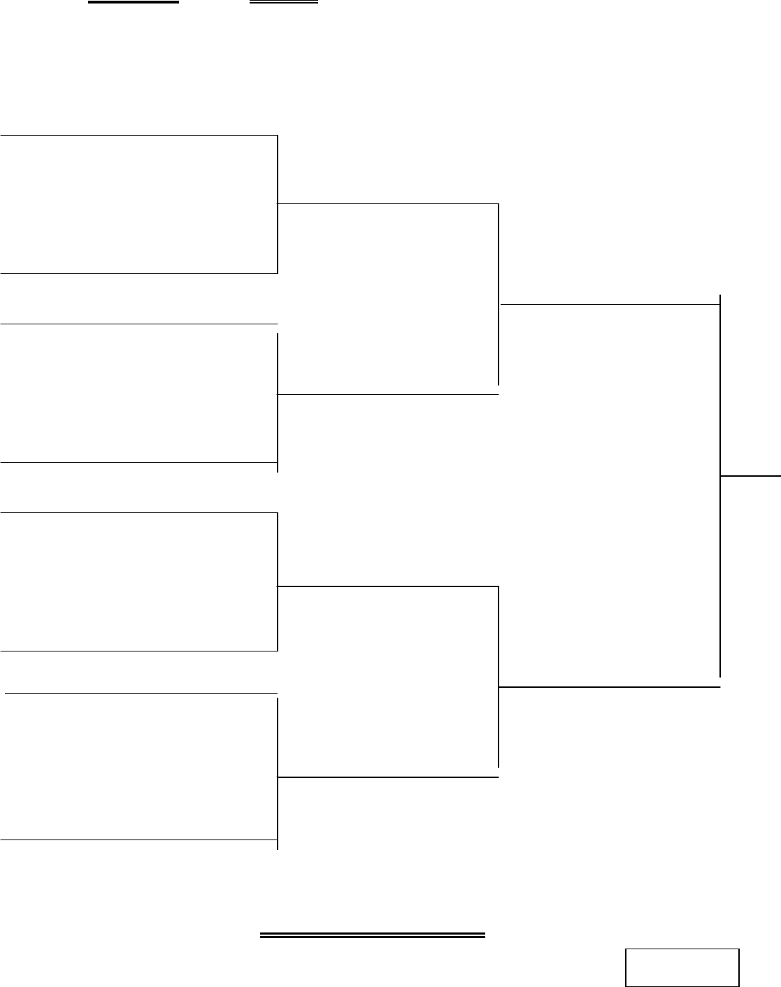 Basketball tournament brackets in Word and Pdf formats - page 2 of 2