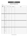 Refrigeration unit temperature chart in Word and Pdf formats