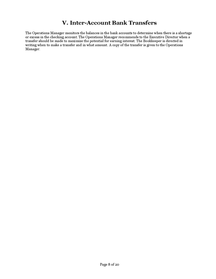 Accounting policies and procedures sample manual in Word and Pdf ...