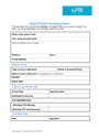 Apart hotel booking form in Word and Pdf formats