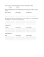Vendor information sheet (VIS) template in Word and Pdf formats