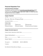 Personnel requisition form in Word and Pdf formats
