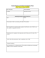 School exposure incident investigation form in Word and Pdf formats