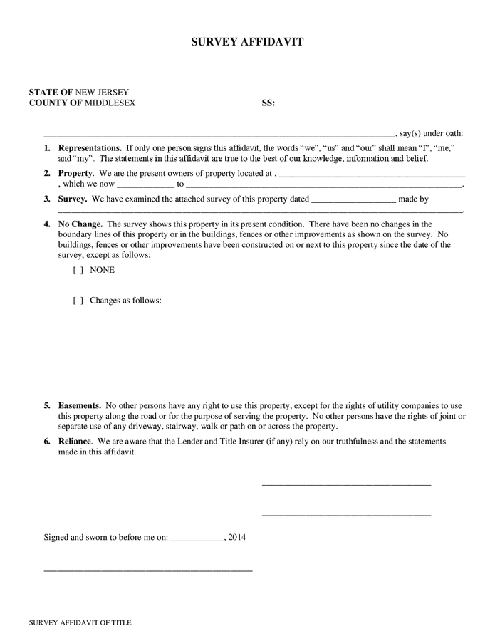 General Survey Form - download free documents for PDF, Word and Excel