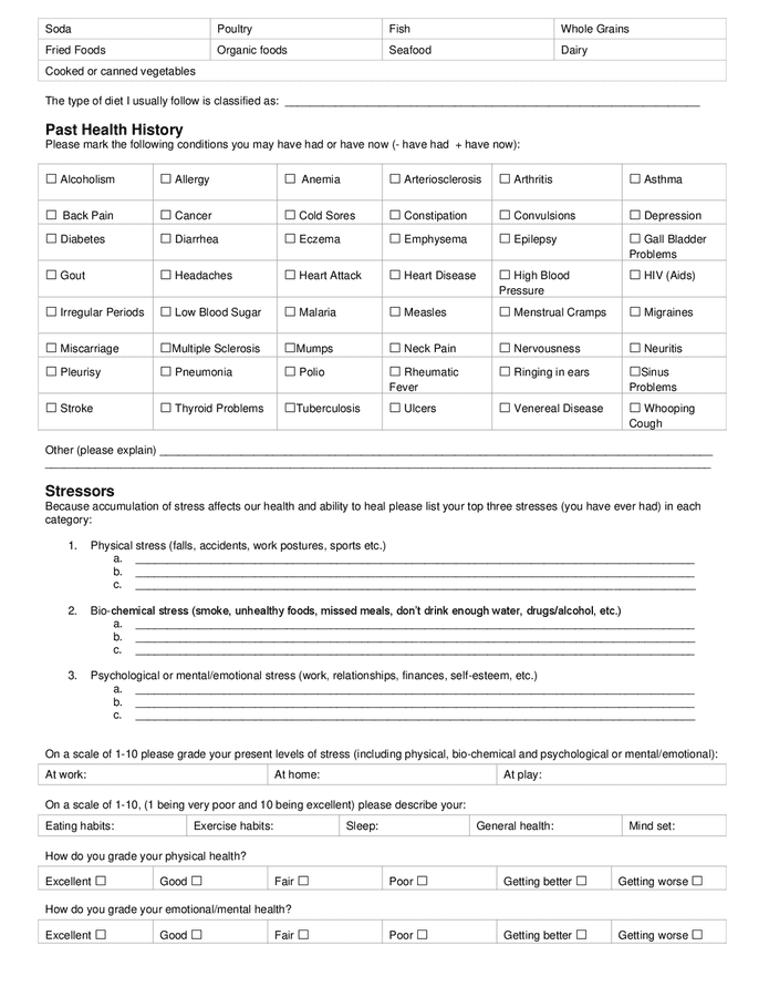 Confidential patient information form in Word and Pdf formats - page 4 of 5 Confidential patient information form in Word and Pdf formats - page 4 of 5