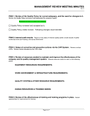 Management review meeting minutes template in Word and Pdf formats