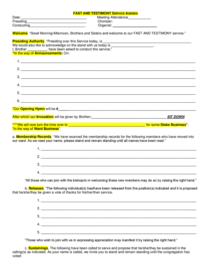 Event Agenda Template - download free documents for PDF, Word and Excel