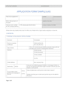 Medical Application Form - download free documents for PDF, Word and Excel