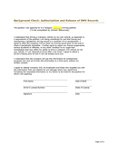 Background Check Form - download free documents for PDF, Word and Excel