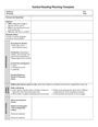 Guided reading planning template in Word and Pdf formats
