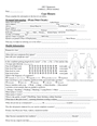 Chiropractic new patient form in Word and Pdf formats