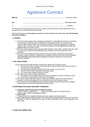 Horse agistment contract template in Word and Pdf formats
