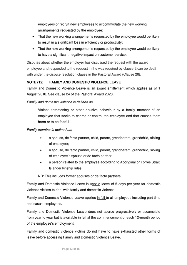 Casual employment contract - national system employers template in Word ...