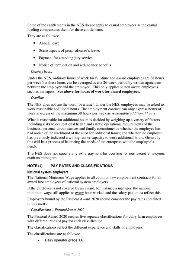 Casual employment contract - national system employers template in Word ...