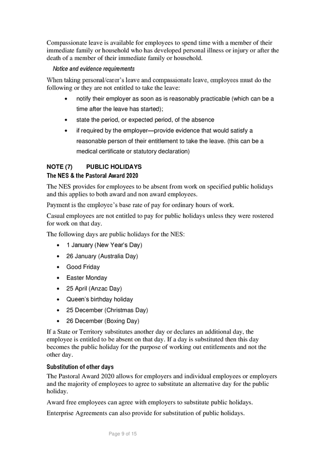Casual employment contract - national system employers template in Word ...