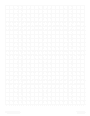 24 x 19 cm squares graph paper in Word and Pdf formats