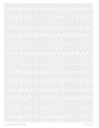 Dense hexadecimal grid graph paper in Word and Pdf formats