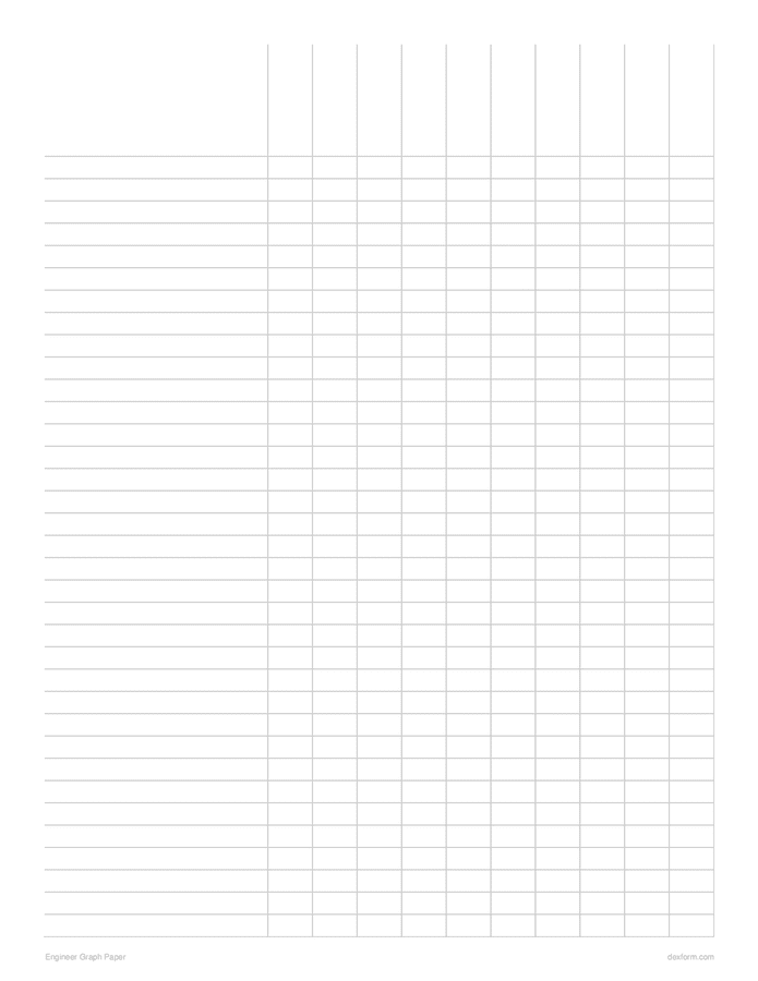 Engineering graph paper in Word and Pdf formats