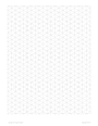 Isometric graph paper in Word and Pdf formats